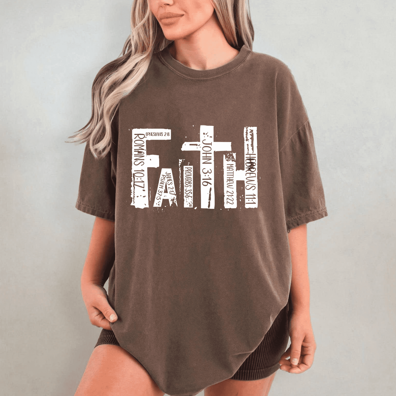 Christian Comfort Color Shirt, Bible Verse Comfort Color Shirt ...