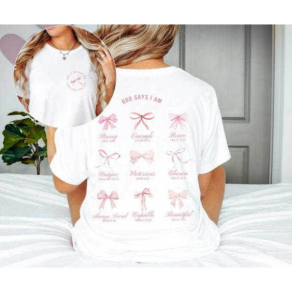 Christian Crewneck Balletcore Christian Shirt Christian Merch Pink Bows ...