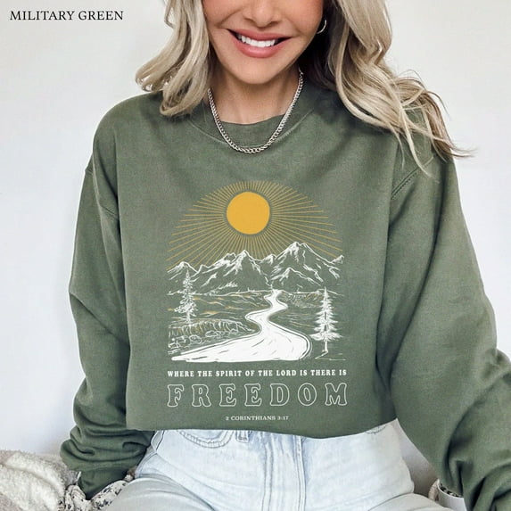 Christian Crewneck Christian Sweatshirt Granola Girl Granola Girl ...