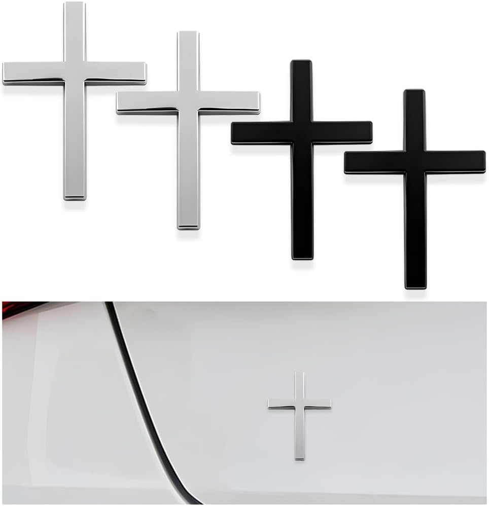 Christian Cross Car Decal - Universal Exterior Decor Sticker for Cars ...