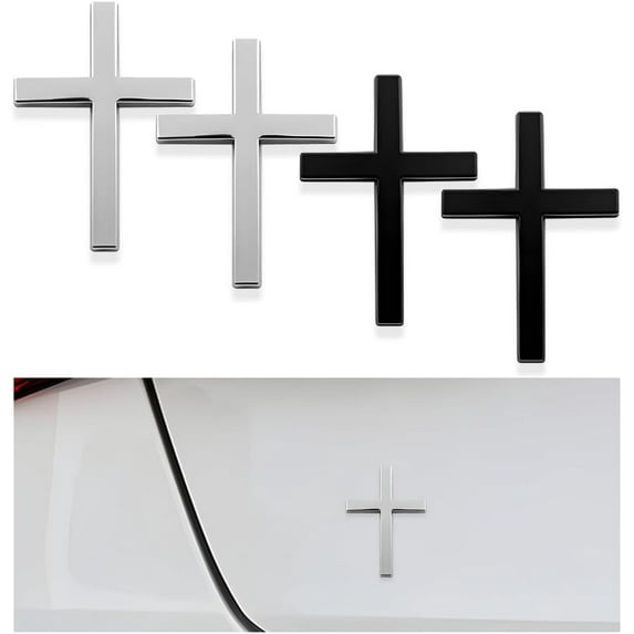 Christian Cross Car Decal - Universal Exterior Decor Sticker for Cars ...
