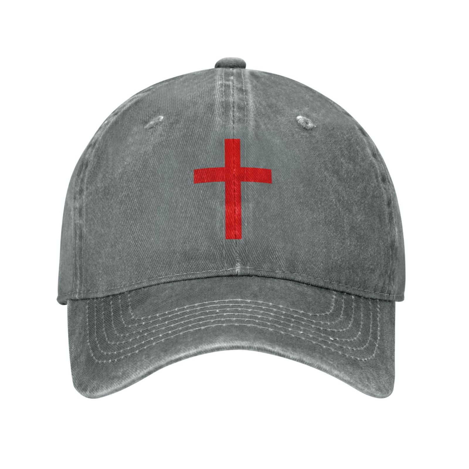 Christian Cross Cowboy Hat Baseball Hat Trucker Hat For Men Women Retro ...