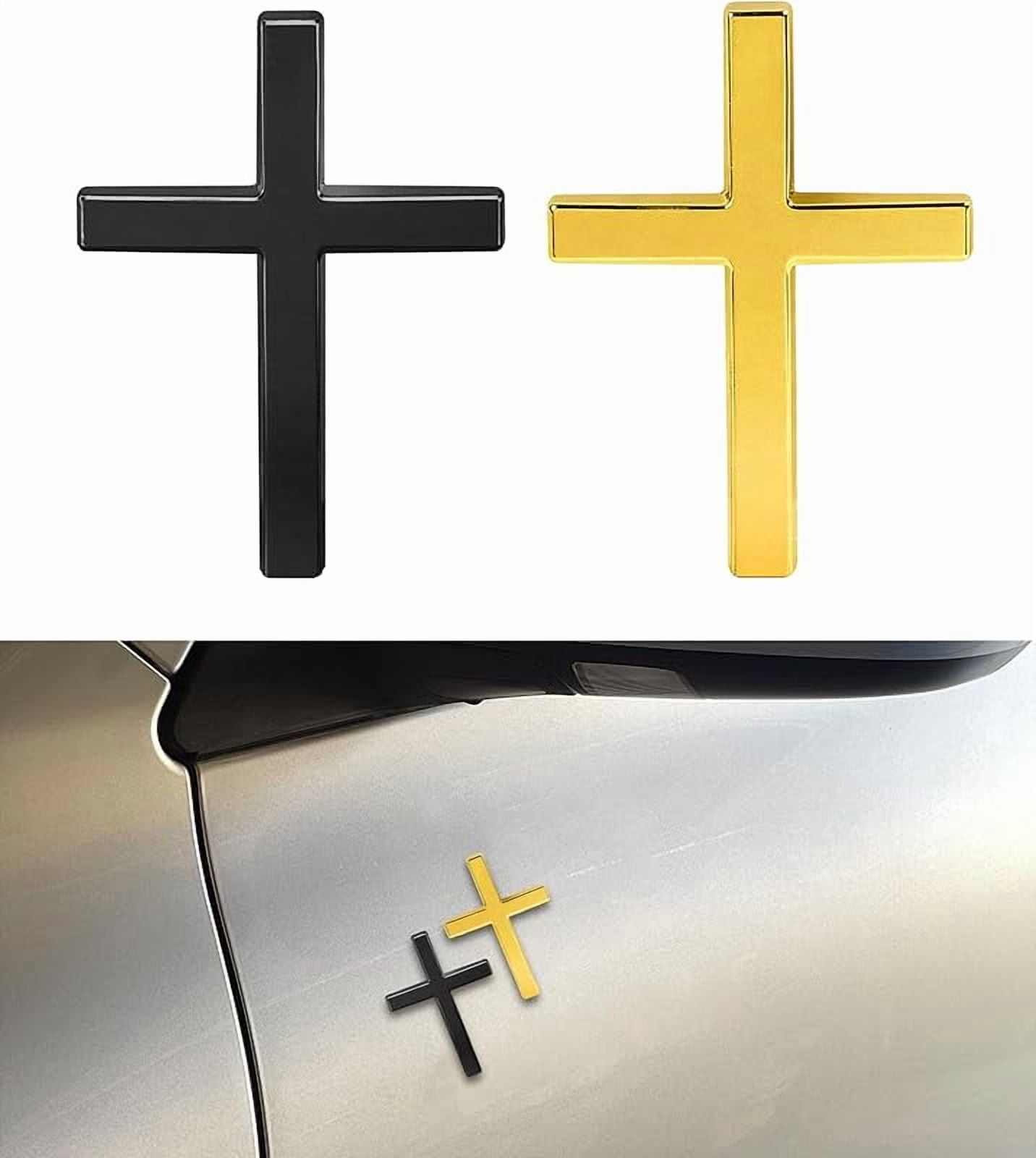 Christian Cross Exterior Car Decal - Versatile Decor Sticker for All ...