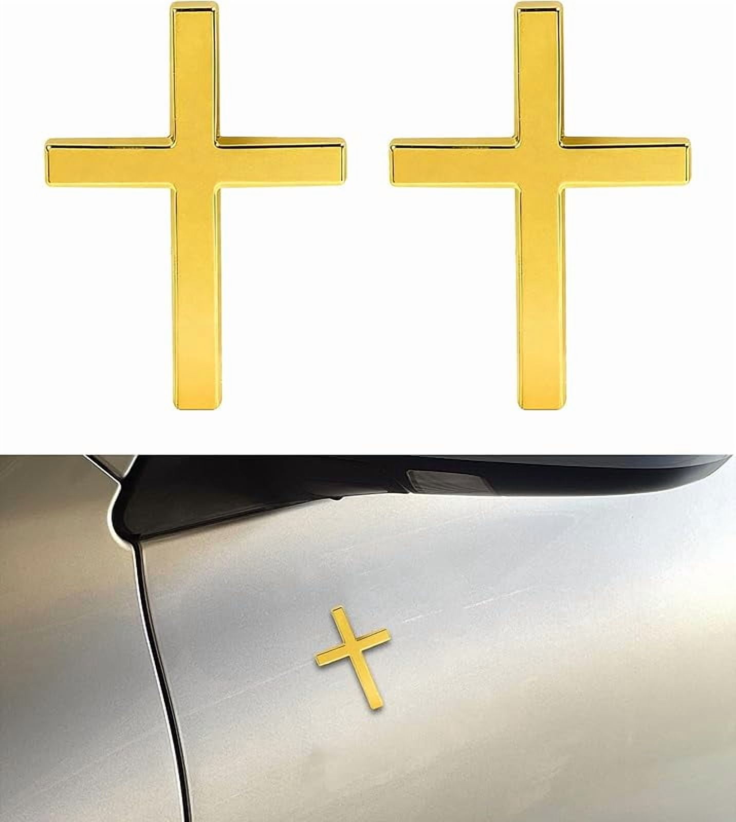 Christian Cross Exterior Car Decal - Versatile Decor Sticker for All ...