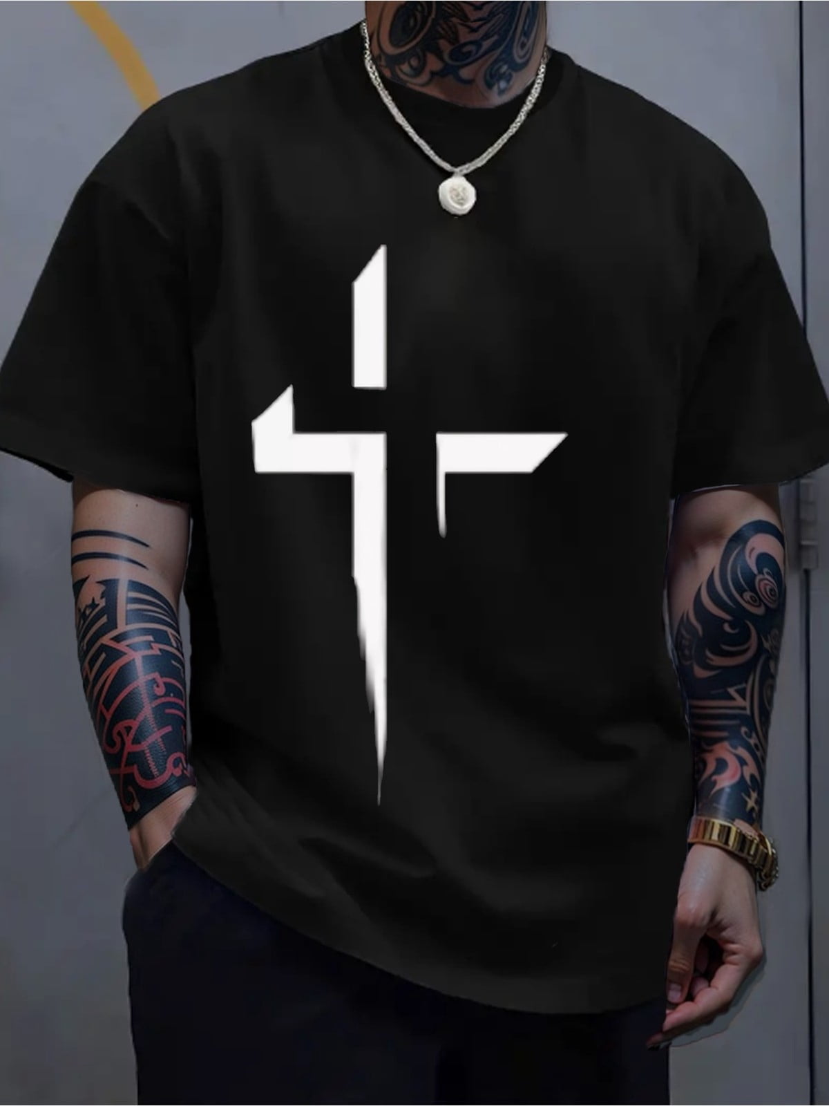 Christian Cross Faith For T-Shirt - Walmart.com