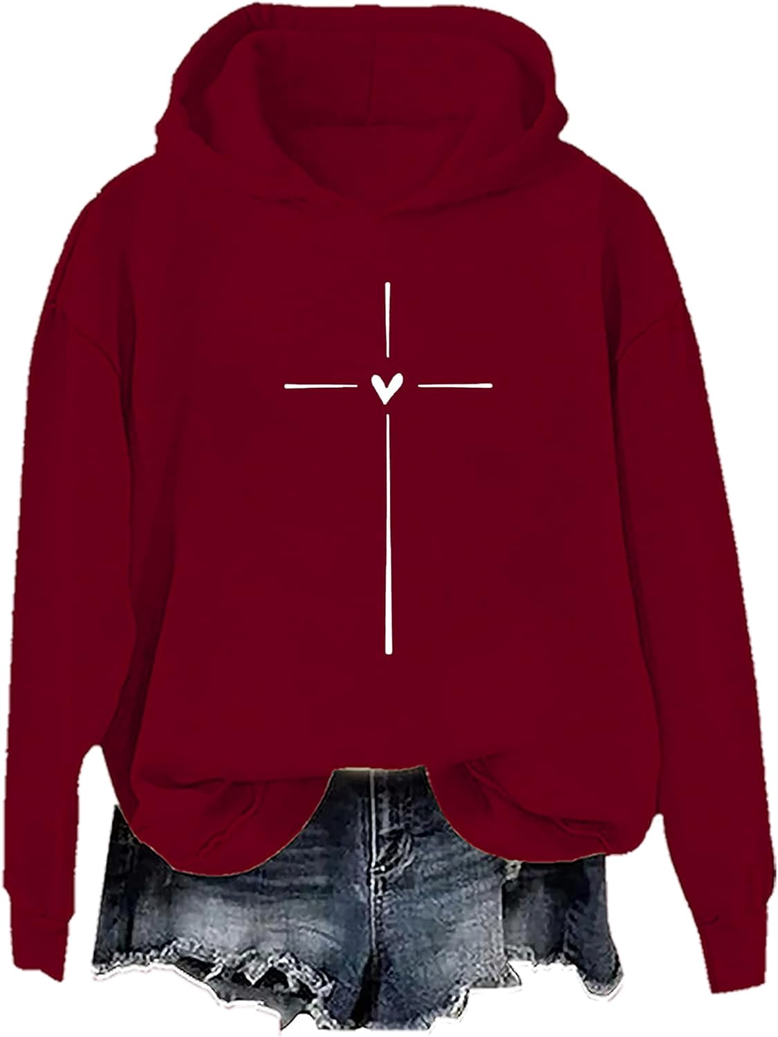 Christian Cross Hoodie, Christian Cross Sweatshirt, Jesus Christian ...