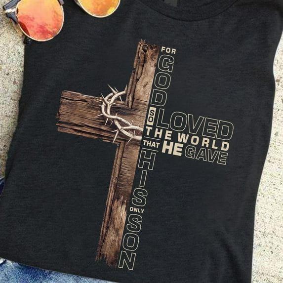 Christian Cross J0hn shirt - Walmart.com
