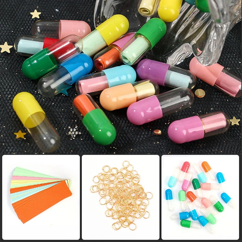 DAYEH 100/300pcs Love Pill Capsules with Message Notes, DIY Wedding ...