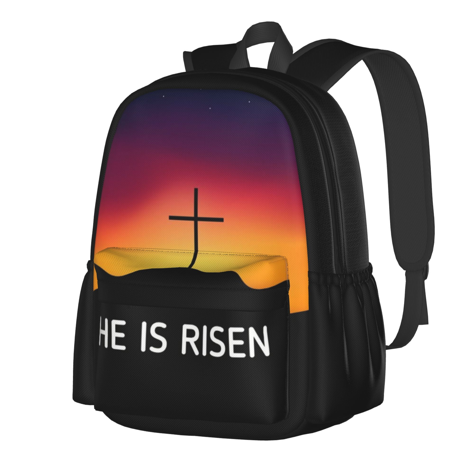 Christian Cross Jesus Casual Backpack Lightweight Large Capacity ...