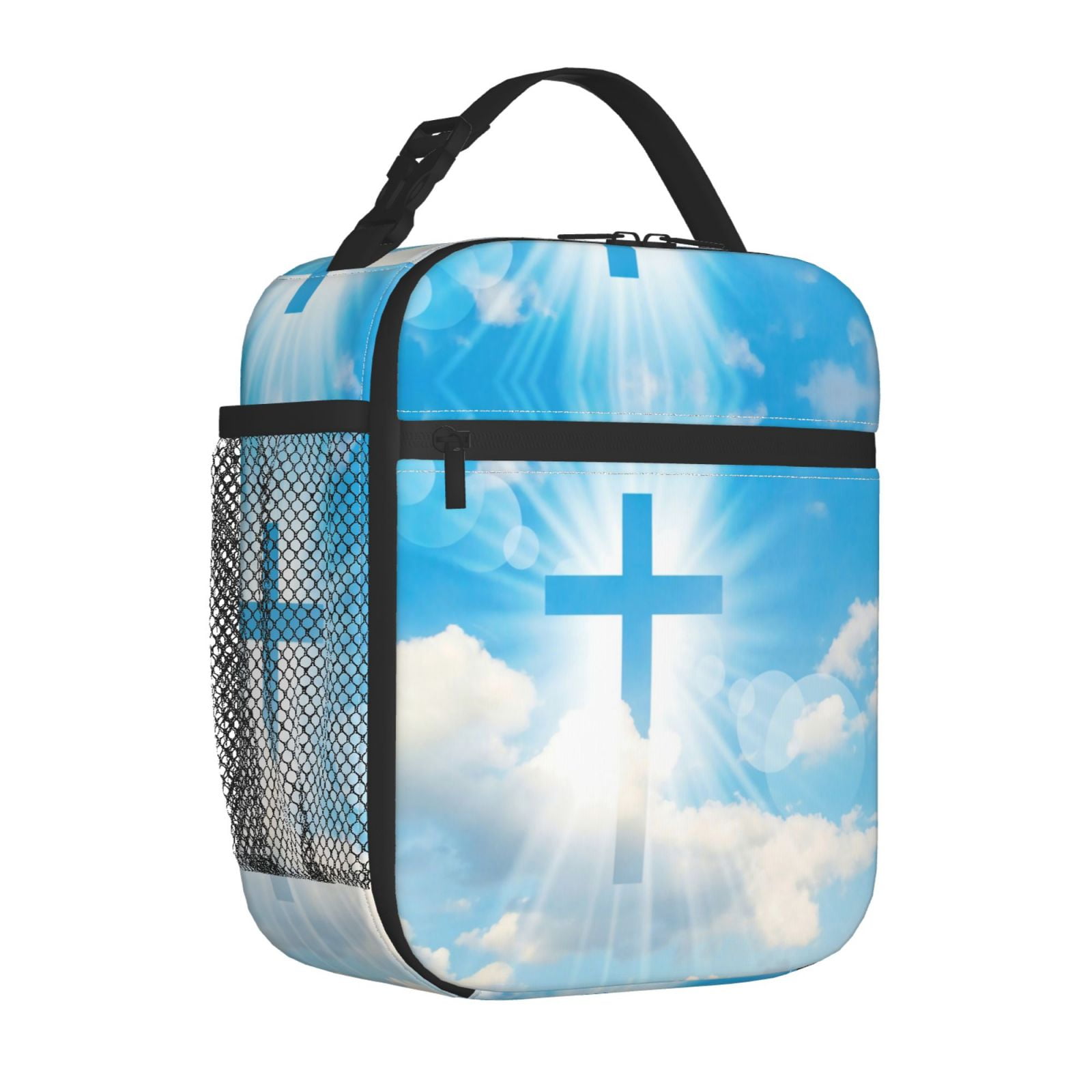 Christian Cross Jesus Lunch Box Portable Insulated Bag Reusable For ...