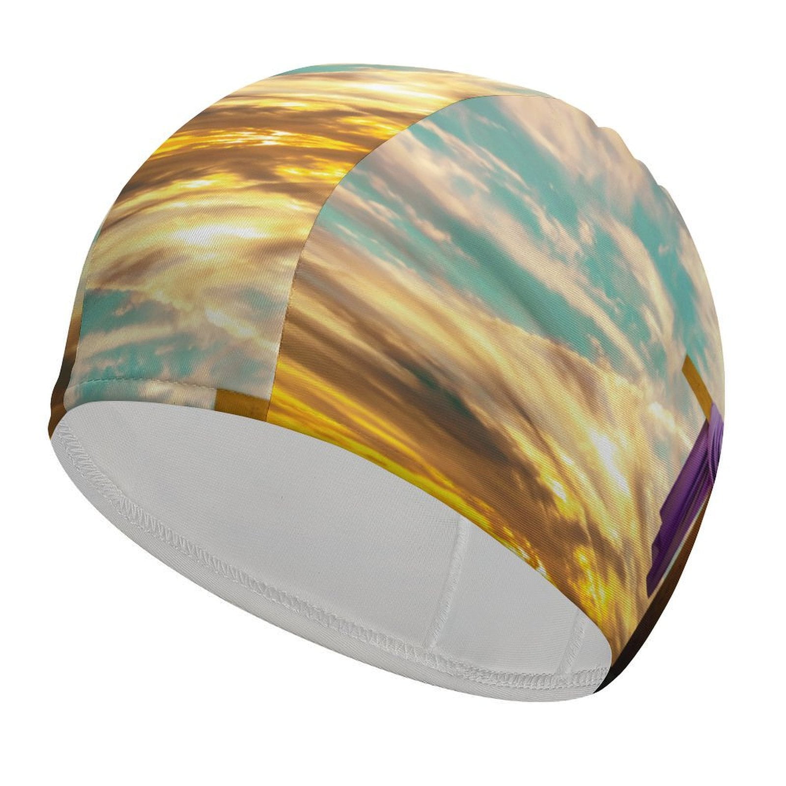 Christian Cross Jesus Swim Cap Adult Swimming Hat for Women Men Long ...