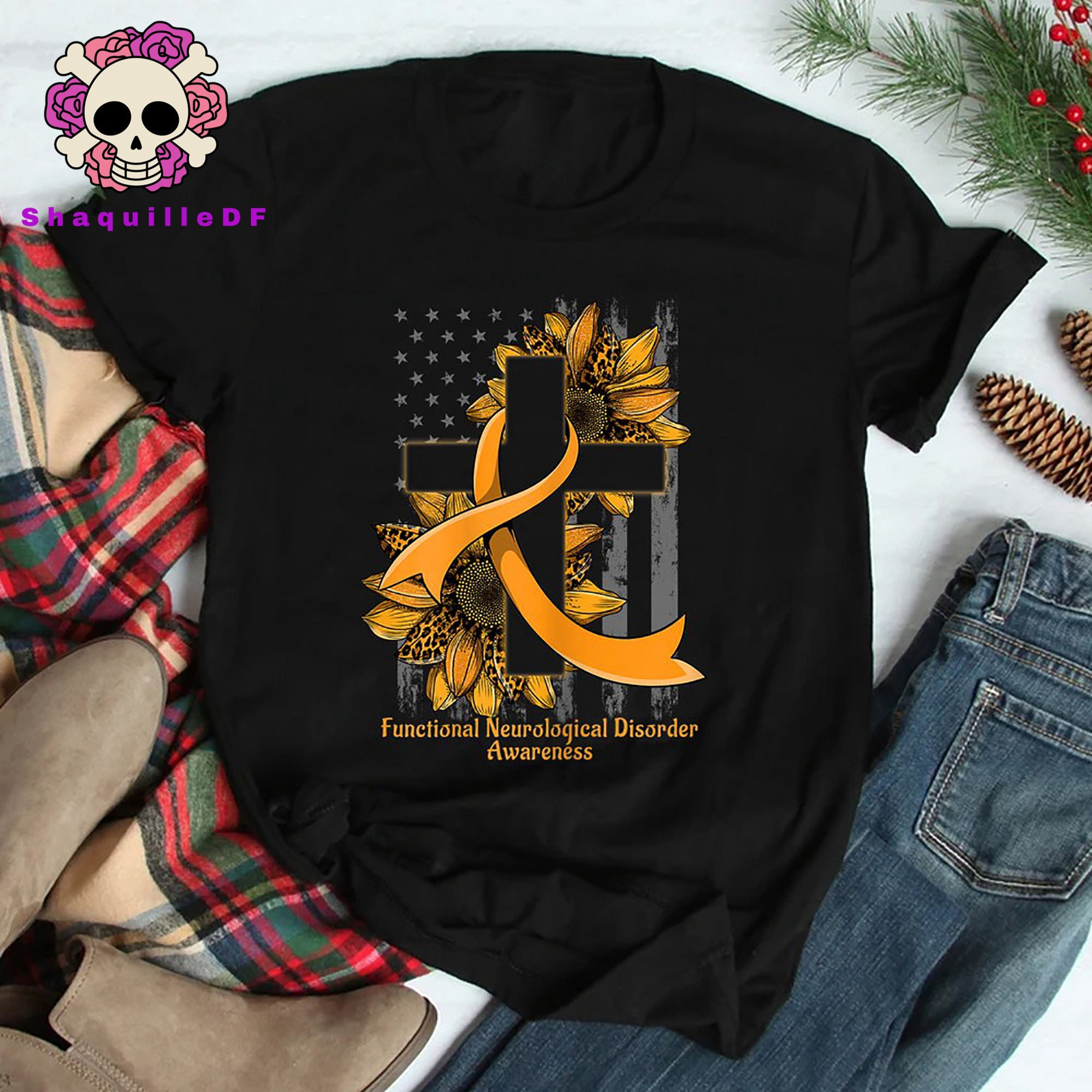 Christian Cross Limb Loss And Limb Difference Awareness T-shirt, Retro ...
