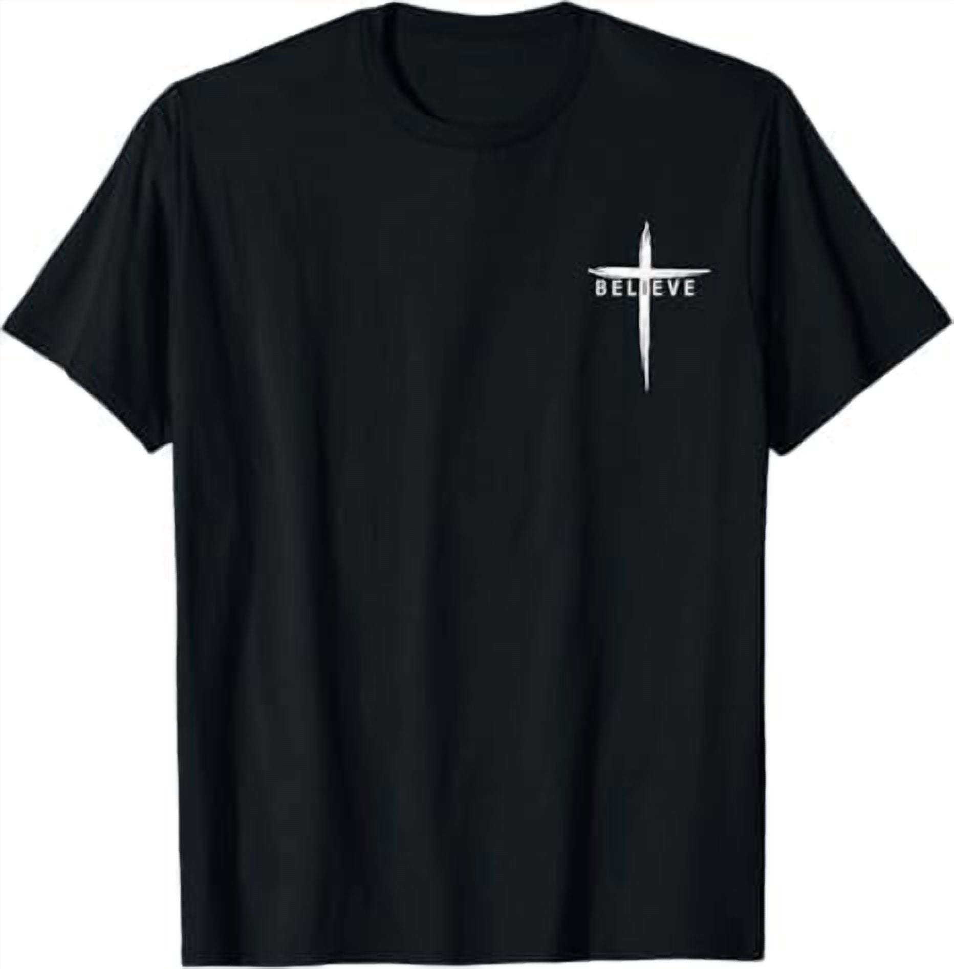 Christian Cross Religious Believe Graphic T-Shirt Jesus Christian ...