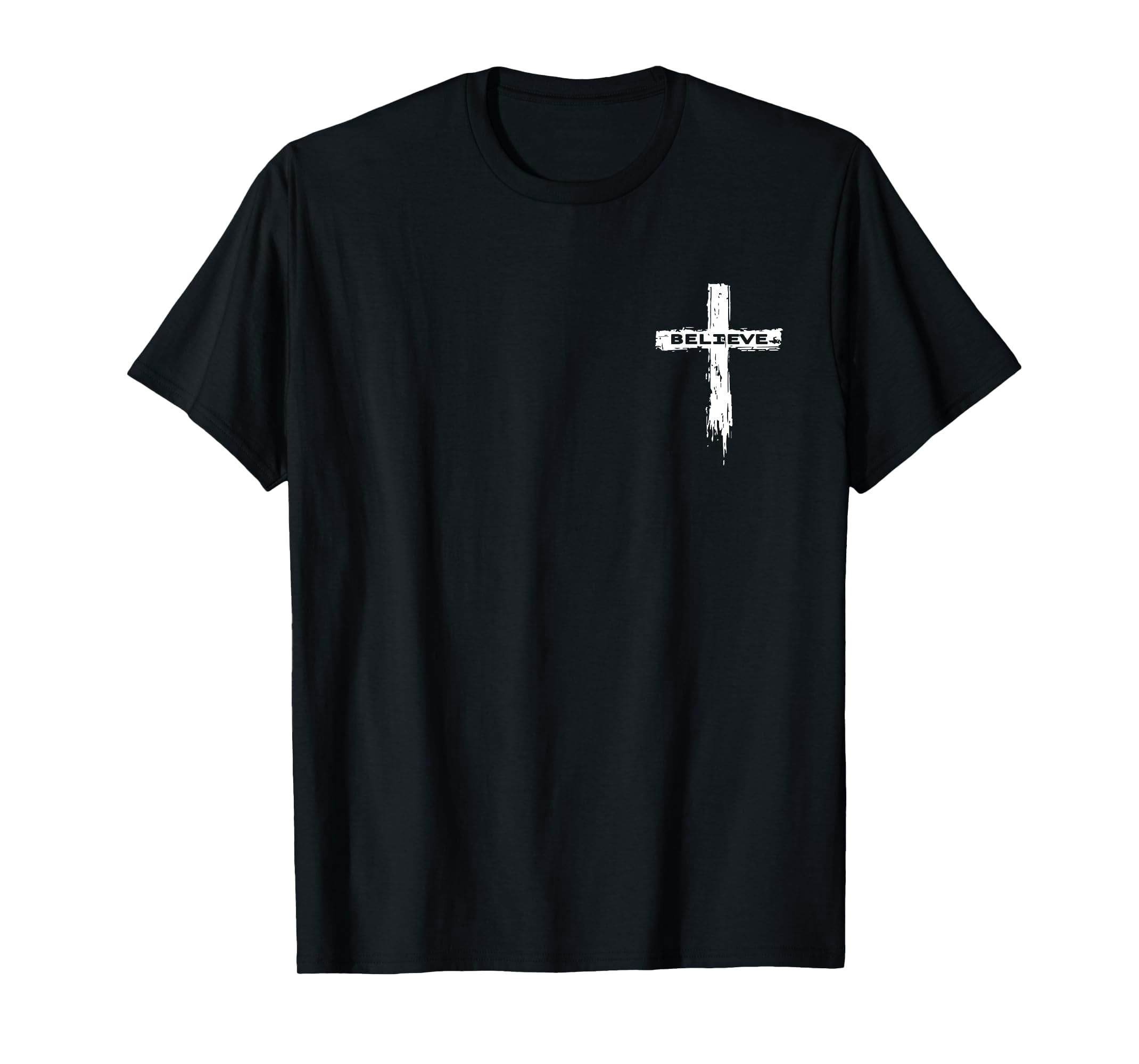 Christian Cross Religious Believe Graphic T-Shirt - Walmart.com