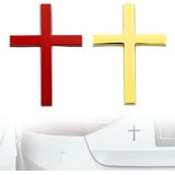 Christian Cross Sticker for Cars, 3D Cross Sticker for Car - Decorative ...