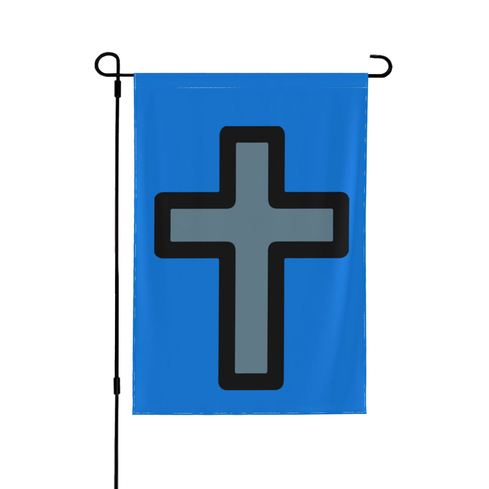 Christian Cross Symbol Garden Flag 12.5x 18 Inch Double Sided Outdoor ...