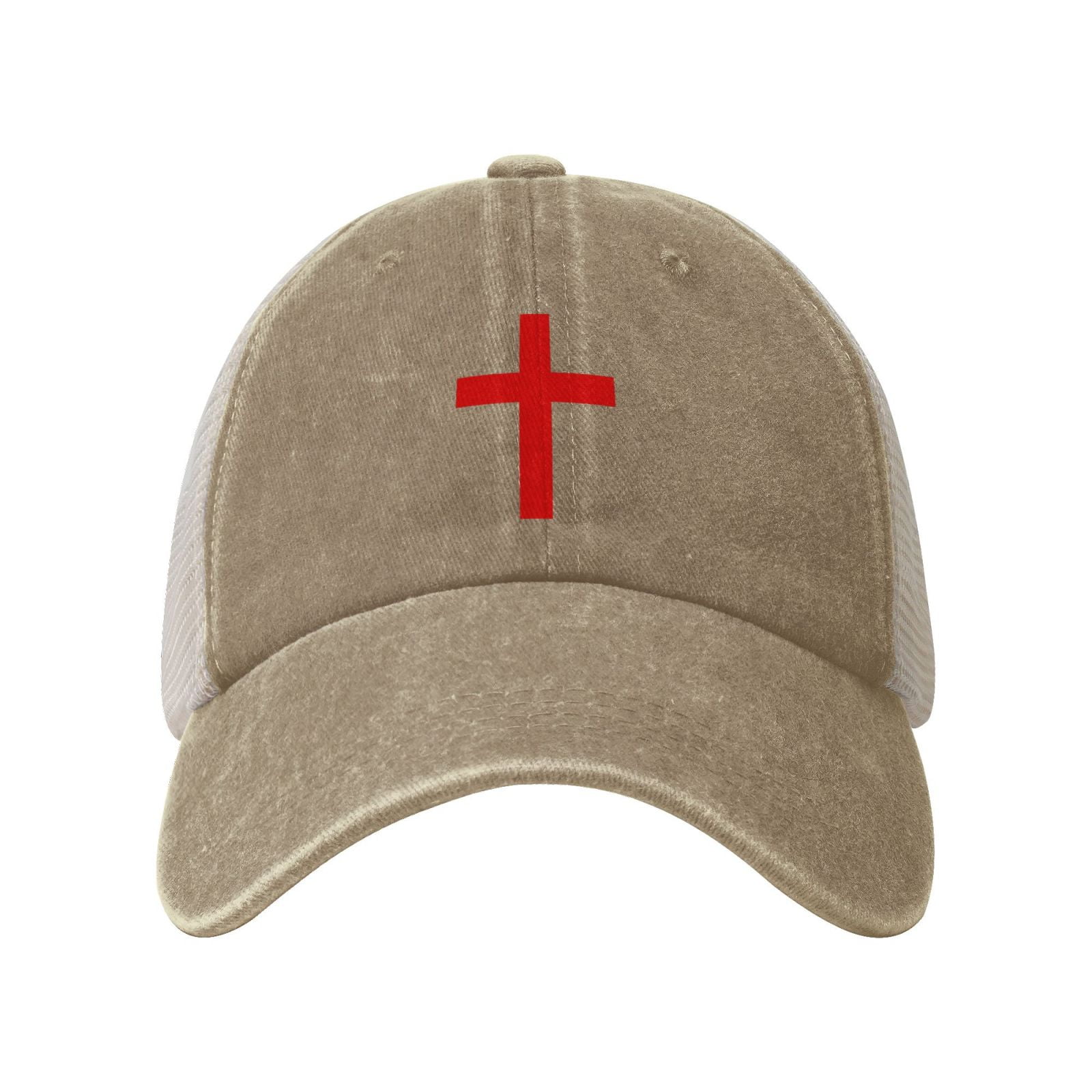 Christian Cross Unisex Cowboy Mesh Baseball Cap Adjustable Vintage ...