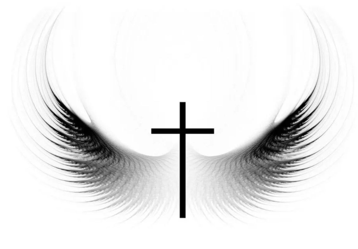 Christian Crucifix Renaiss Photo Background ration Baby Shower Party ...