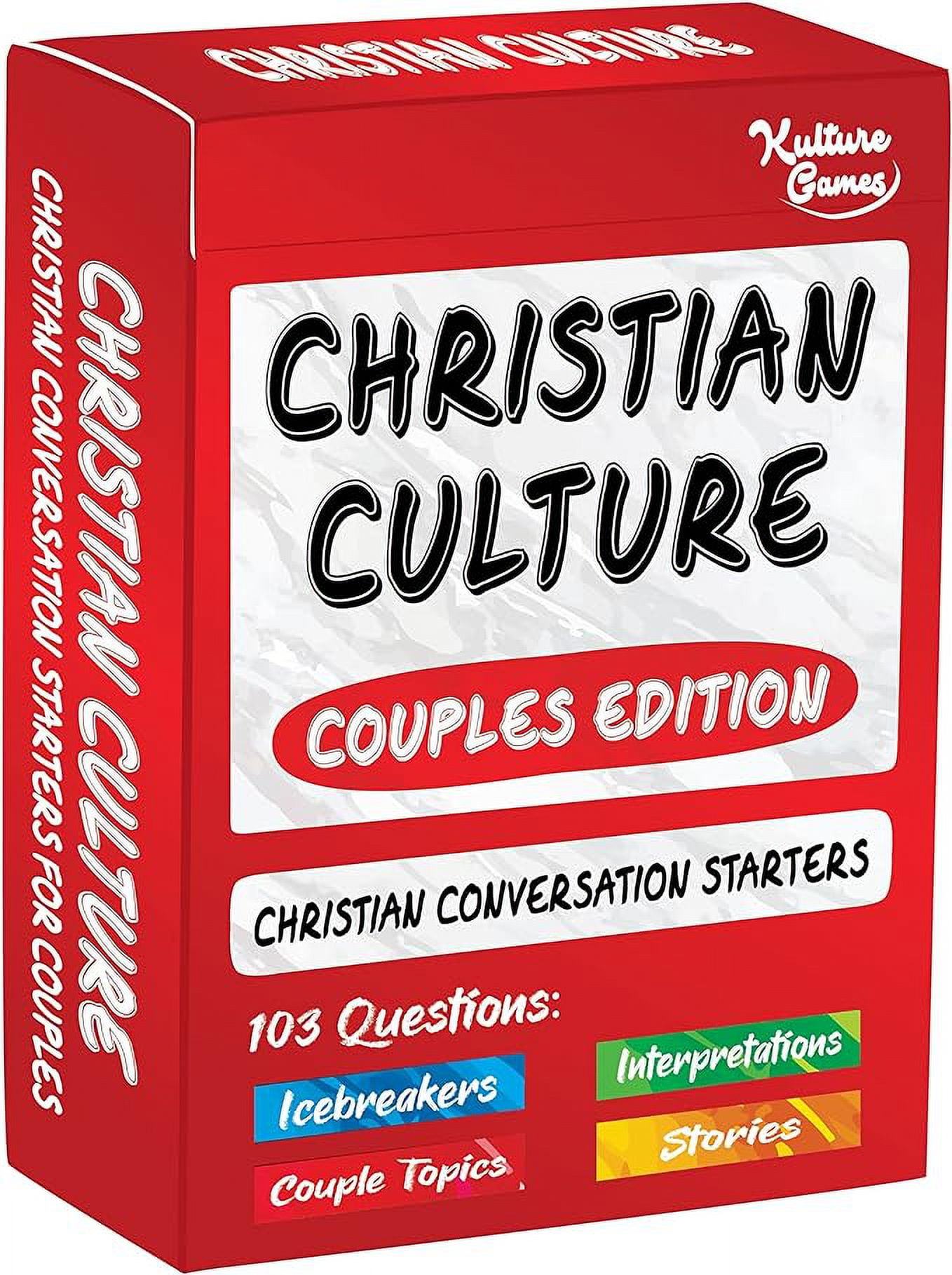 Christian Culture (Couples Edition) - Conversation Starters for ...