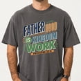 Christian Dad Shirt Fatherhood Is Kingdom Work TShirt Bible Verse Tee ...