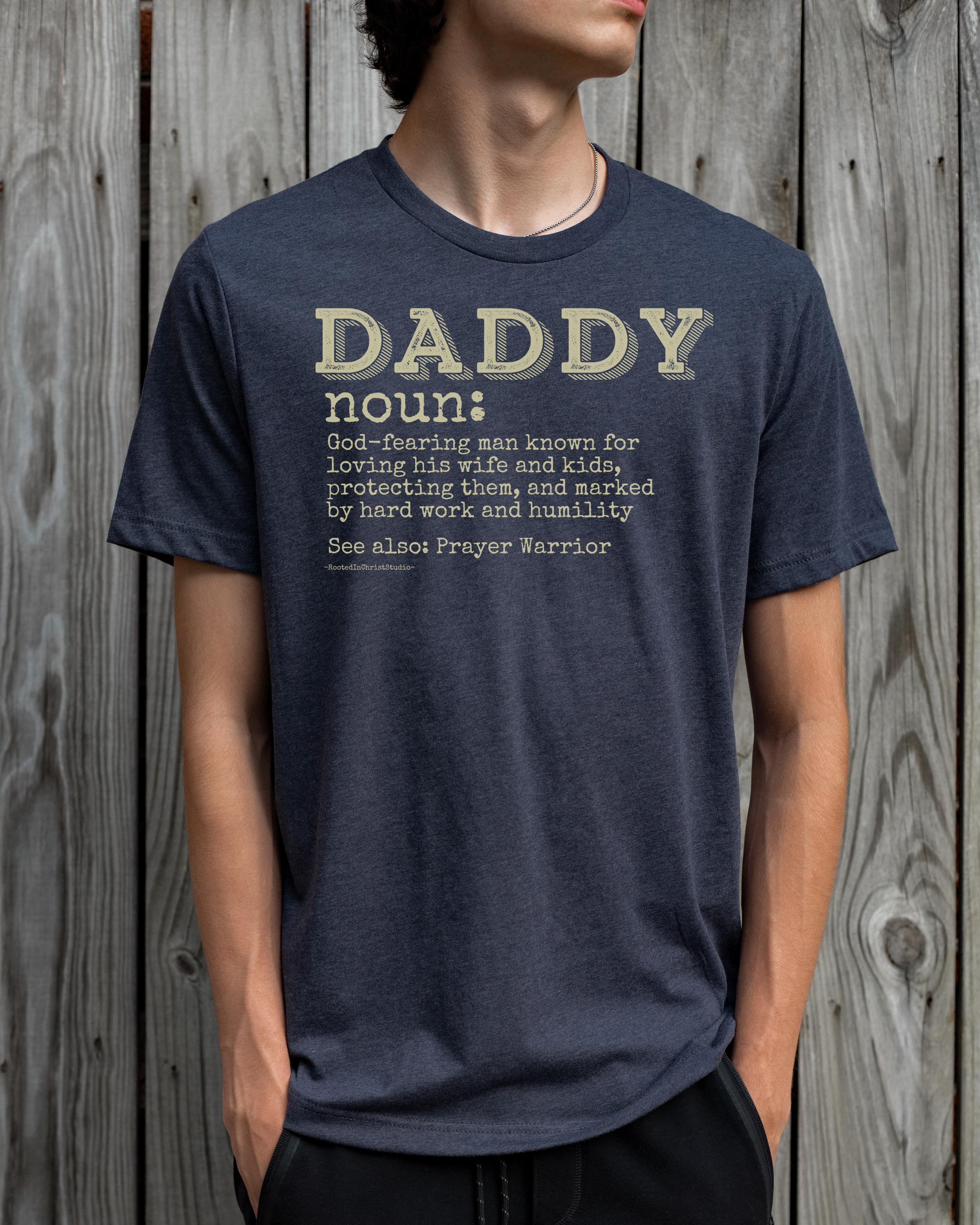 Christian Daddy Definition T-Shirt Comfort Colors Gift for God-Fearing ...