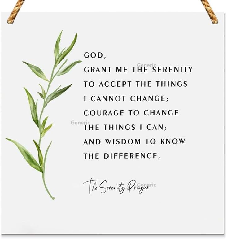 Christian Decor Inspirational Wooden Square Signs, Bible Verses Decor ...