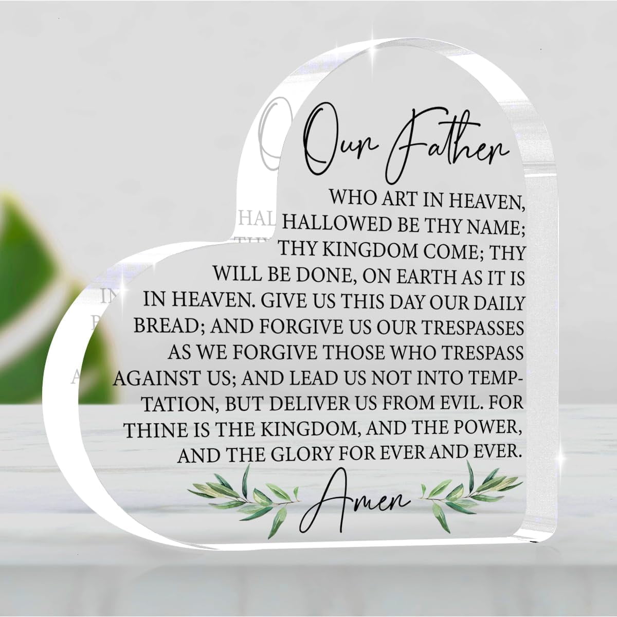 Christian Decor,Religious Gifts,Armor Of God Acrylic,Christian Desk ...