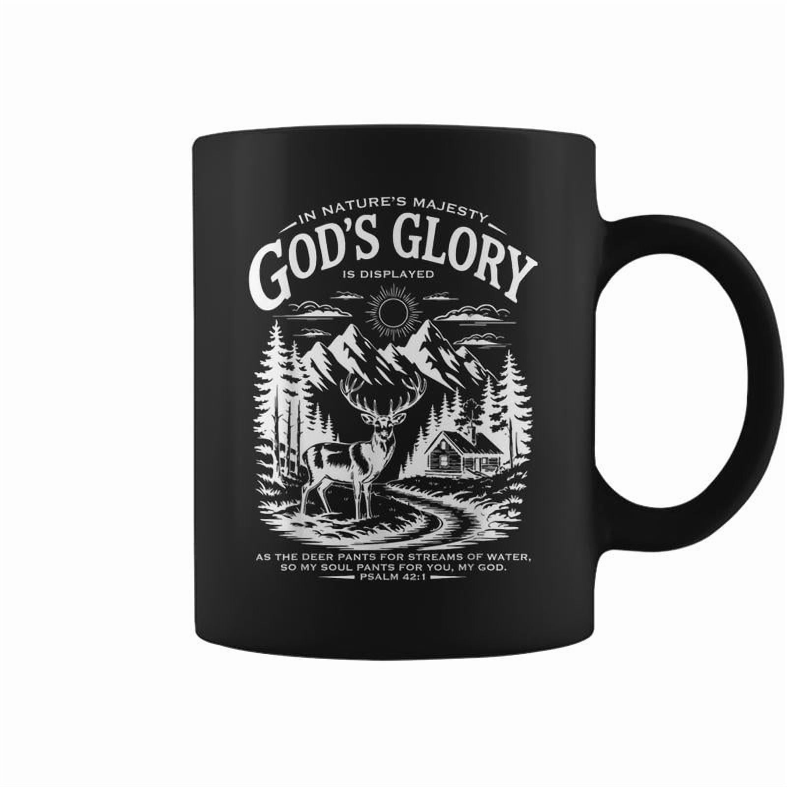 Christian Deer Bible Verse Hunting Jesus Nature Wildlife Coffee Mugs ...