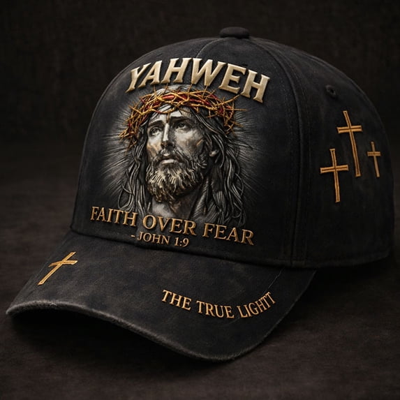 Christian Divine Mercy Hat Unisex Adjustable Jesus Cross Lion ...