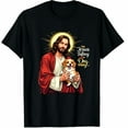 Christian Dog Lover I'm Only Talking To Jesus & My Dog Now Graphic ...