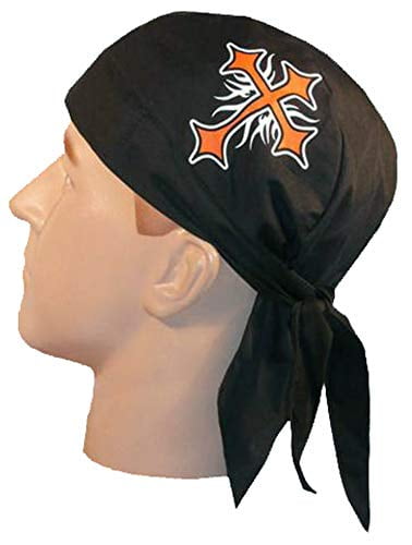 Christian Doo-Rag with Sweatband Motorcycle Skull Cap Bikers Do-Bandana ...