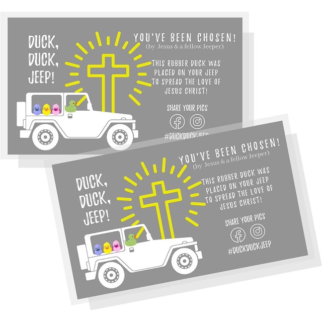 Christian Duck Duck SUV Youve Been Ducked Christian Jesus Religious ...