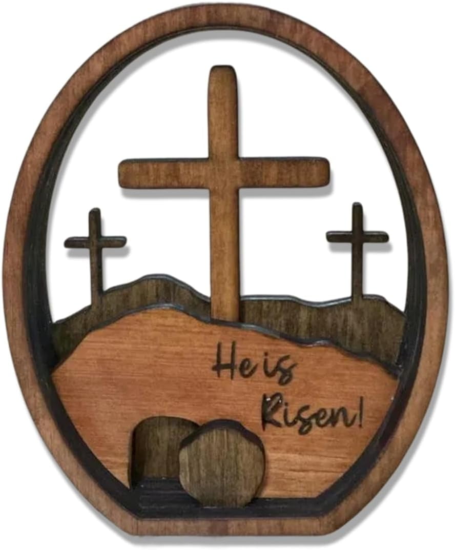 Christian Easter Decoration | Resurrected Tomb, Wooden Empty Tomb ...