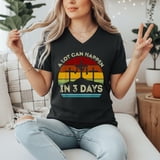 Christian Easter Shirt A Lot Can Happen In 3 Days Tee Retro Sunset ...