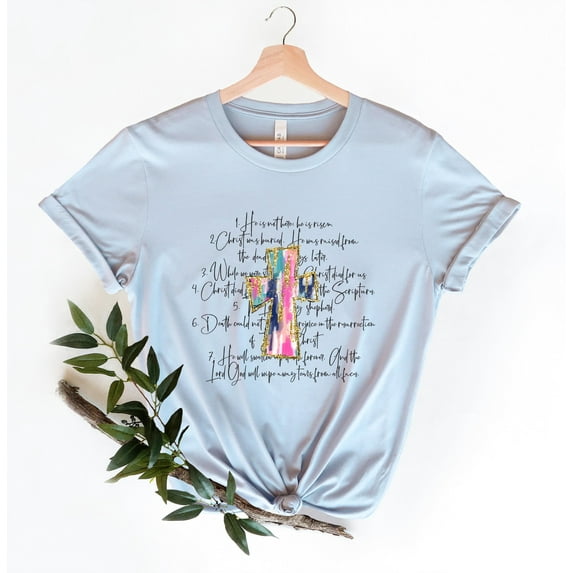 Christian Easter Shirt, He Is Risen T-Shirt, Easter Gift, Happy Easter ...