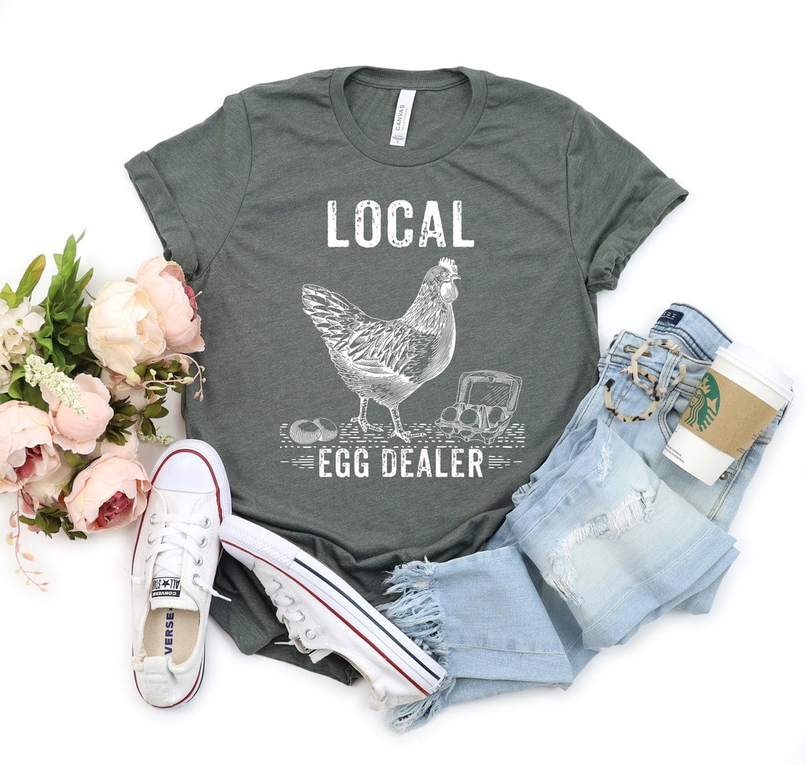 Christian Easter Shirts, Local Egg Dealer T-Shirt, Happy Easter Gifts ...