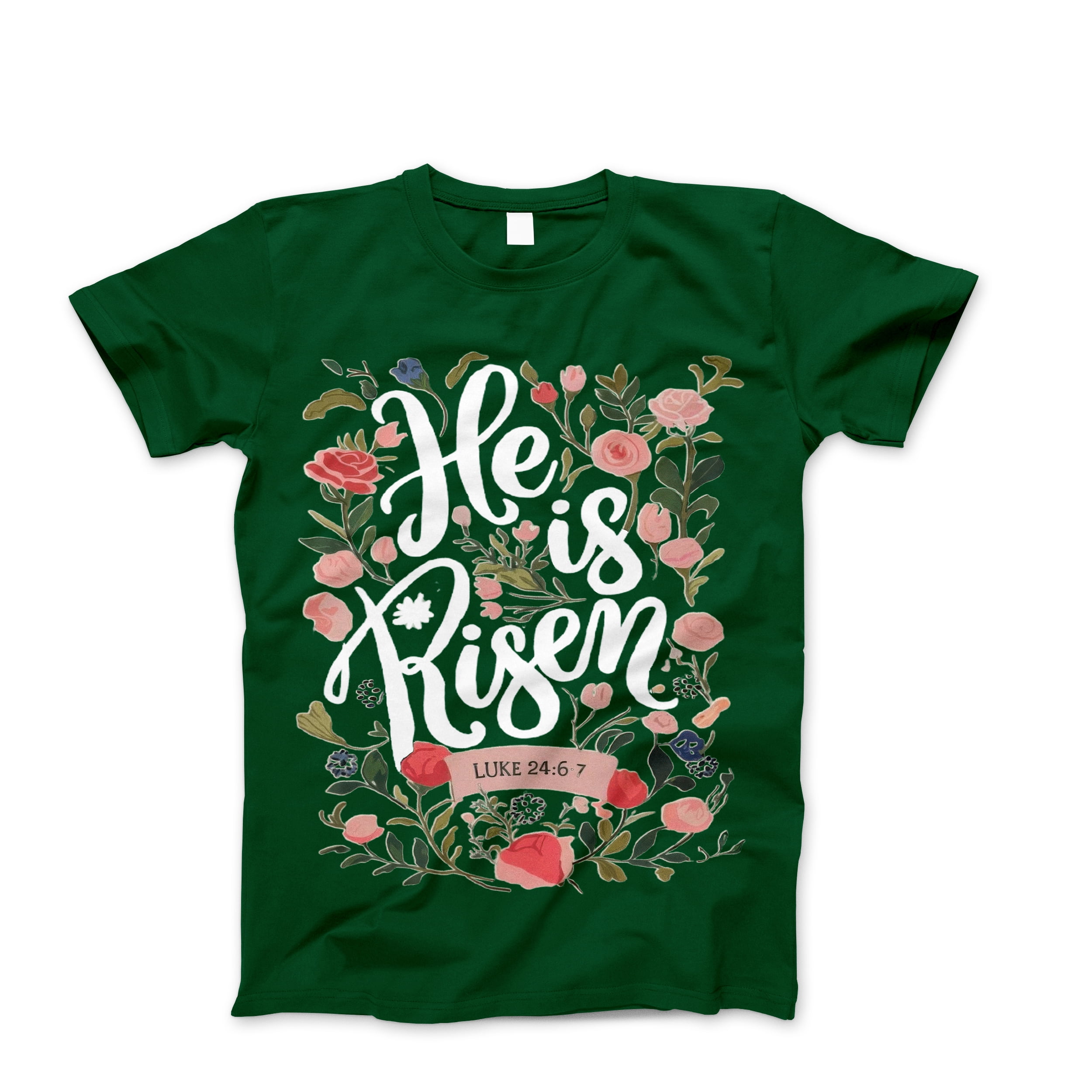 Christian Easter T-shirt, He Is Risen Tshirt, Christian Women Tee Shirt ...
