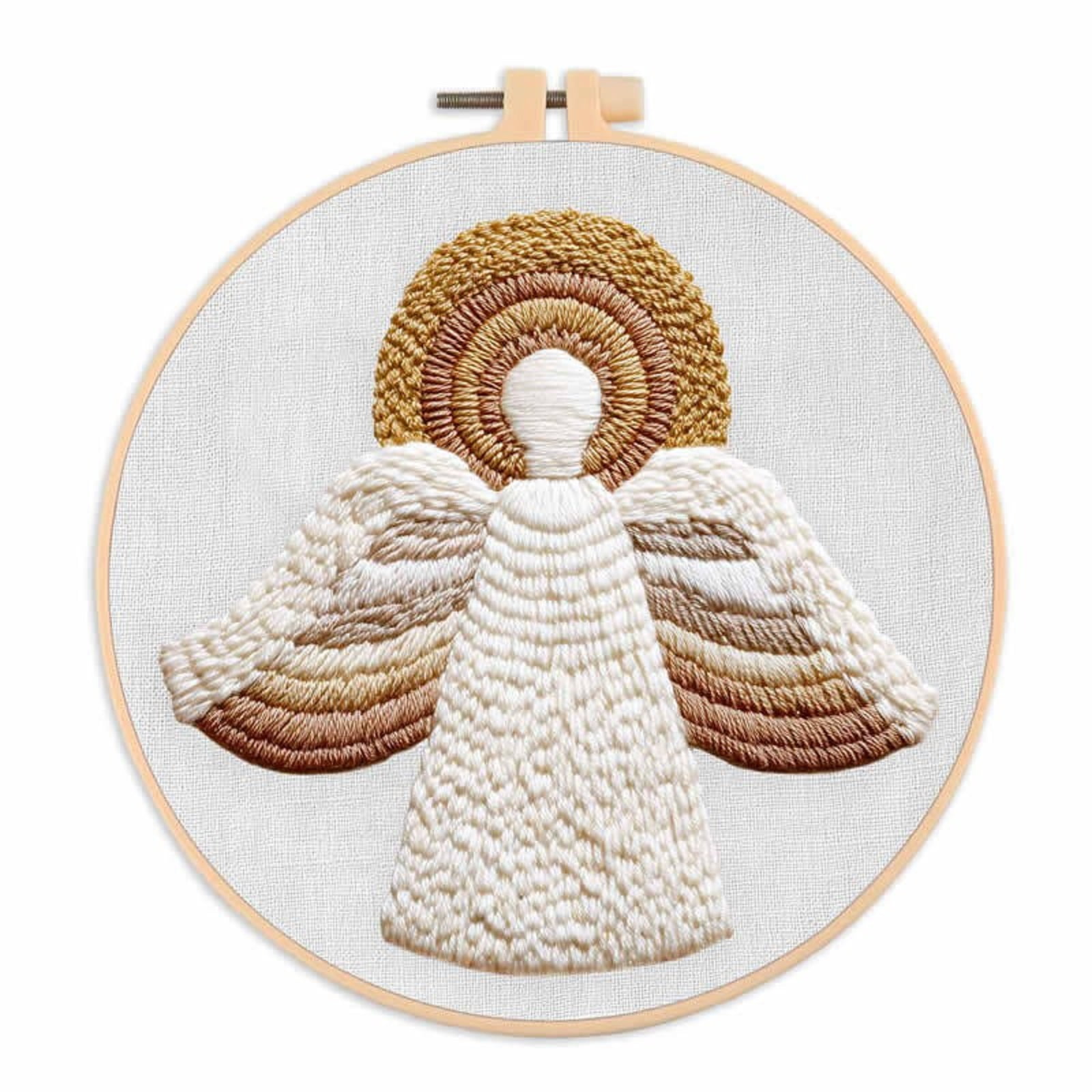 Christian Embroidery Kit Adults Set, Nativity Scene Embroidery Hoop Art ...