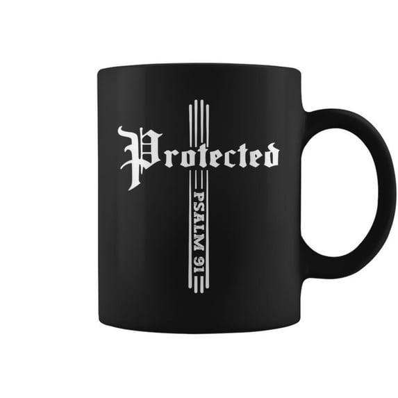 Christian Faith Based Bible Quote Protected By God Psalm 91 - Walmart.com