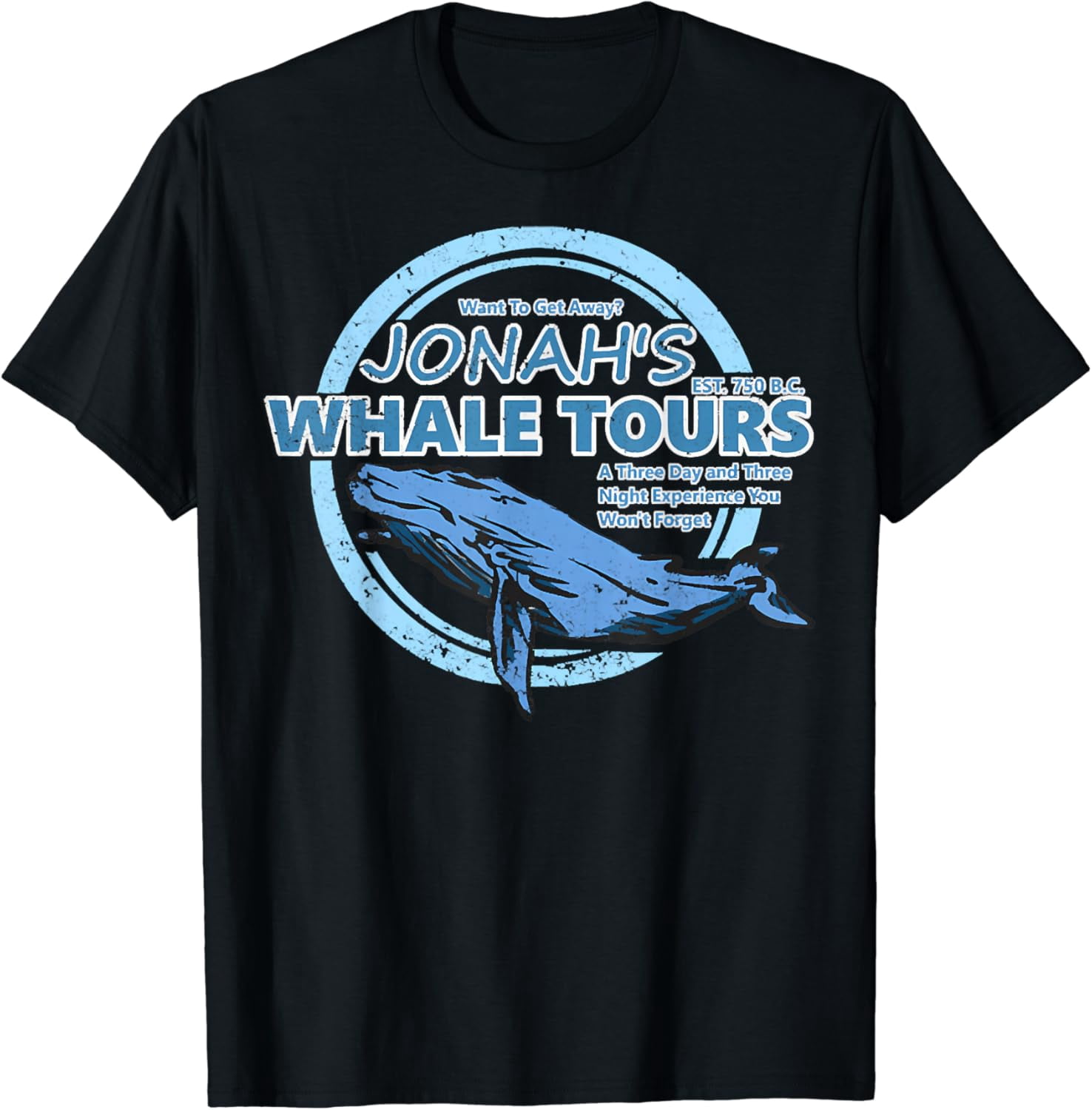 Christian Faith Bible Jonah Whale Tours, Whale Animal Ocean T Shirt ...