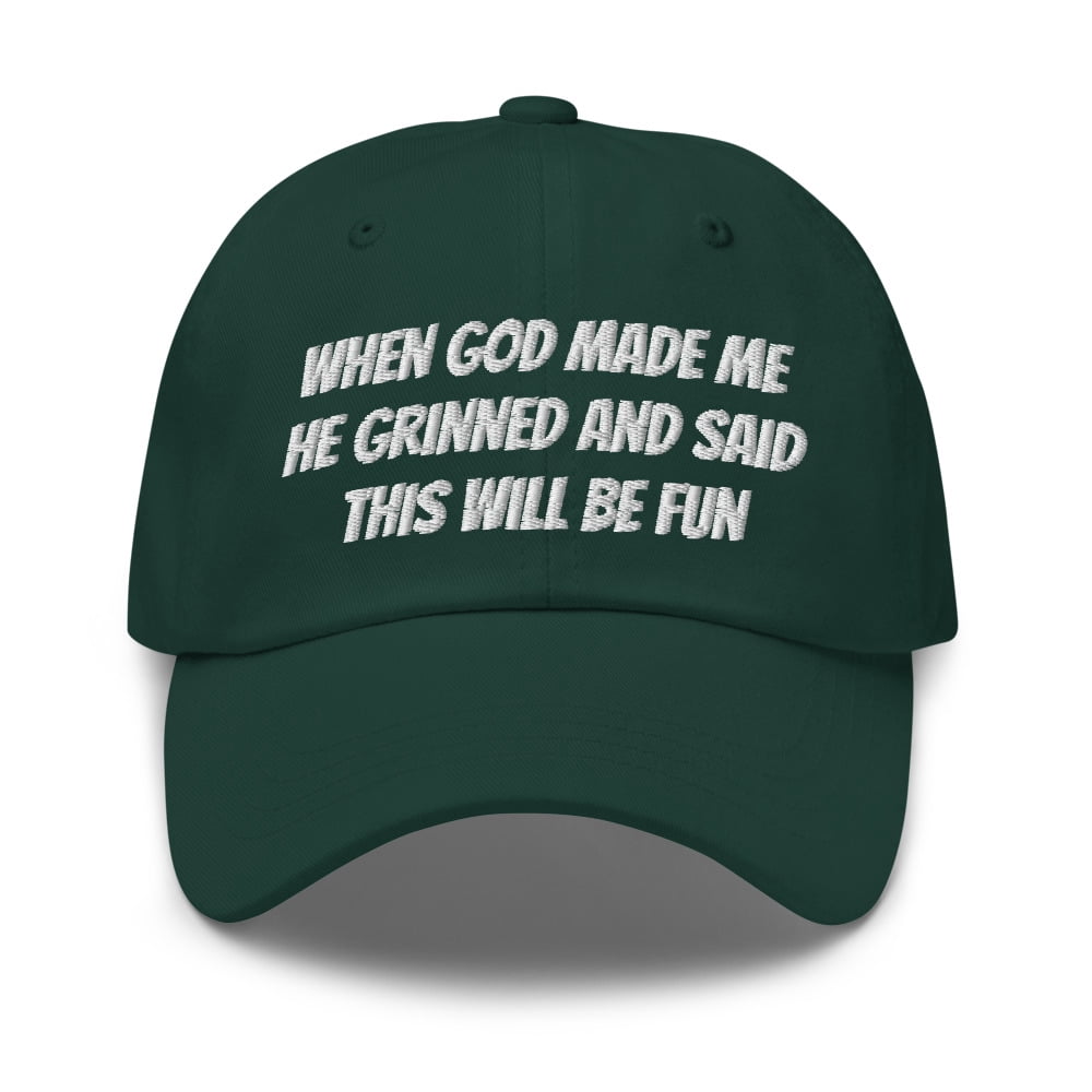 Christian Faith Church Bible Jesus Christ Embroidered Dad Hat, When God ...
