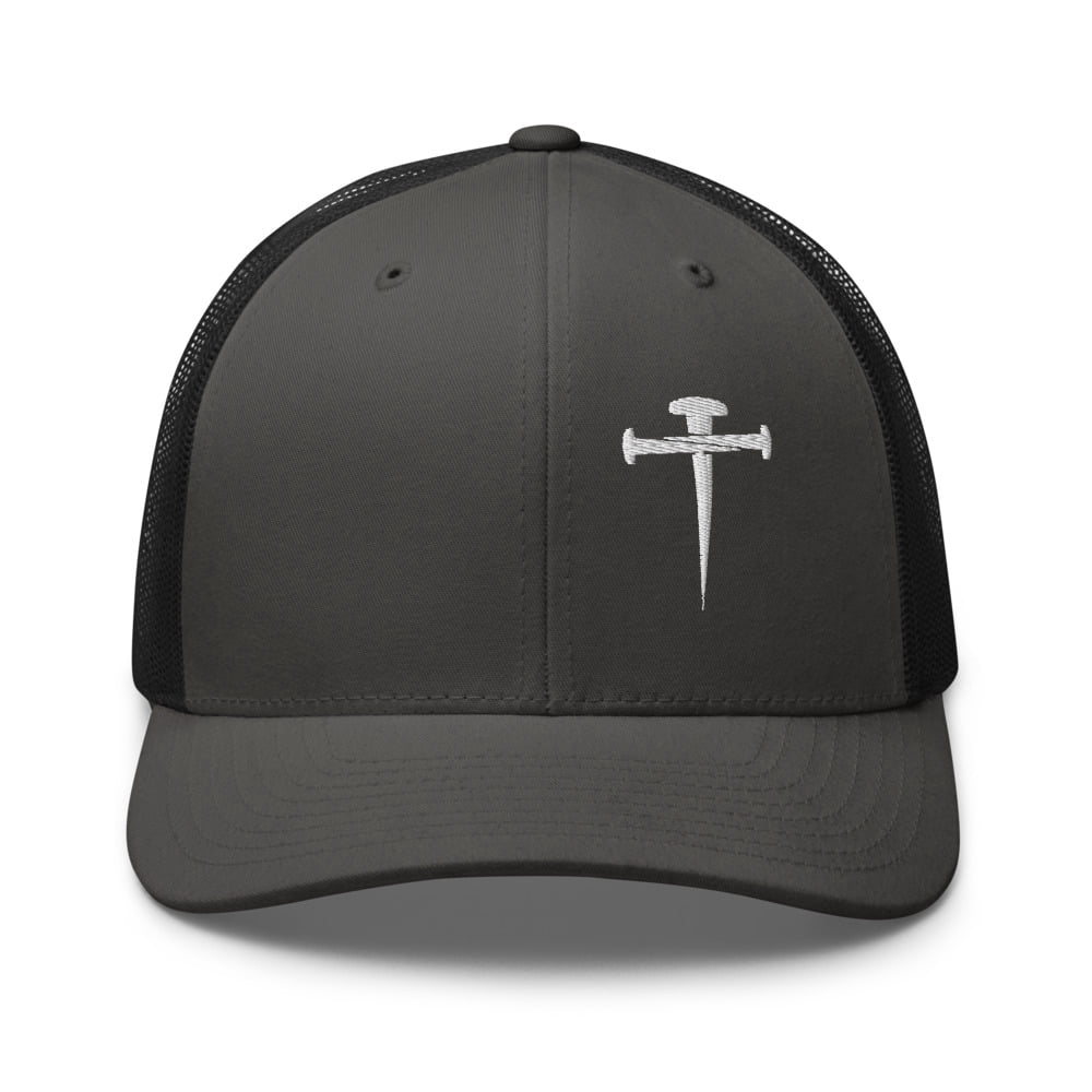 Christian Faith Cross Nails hat Embroidered Trucker Cap Cross Jesus hat ...