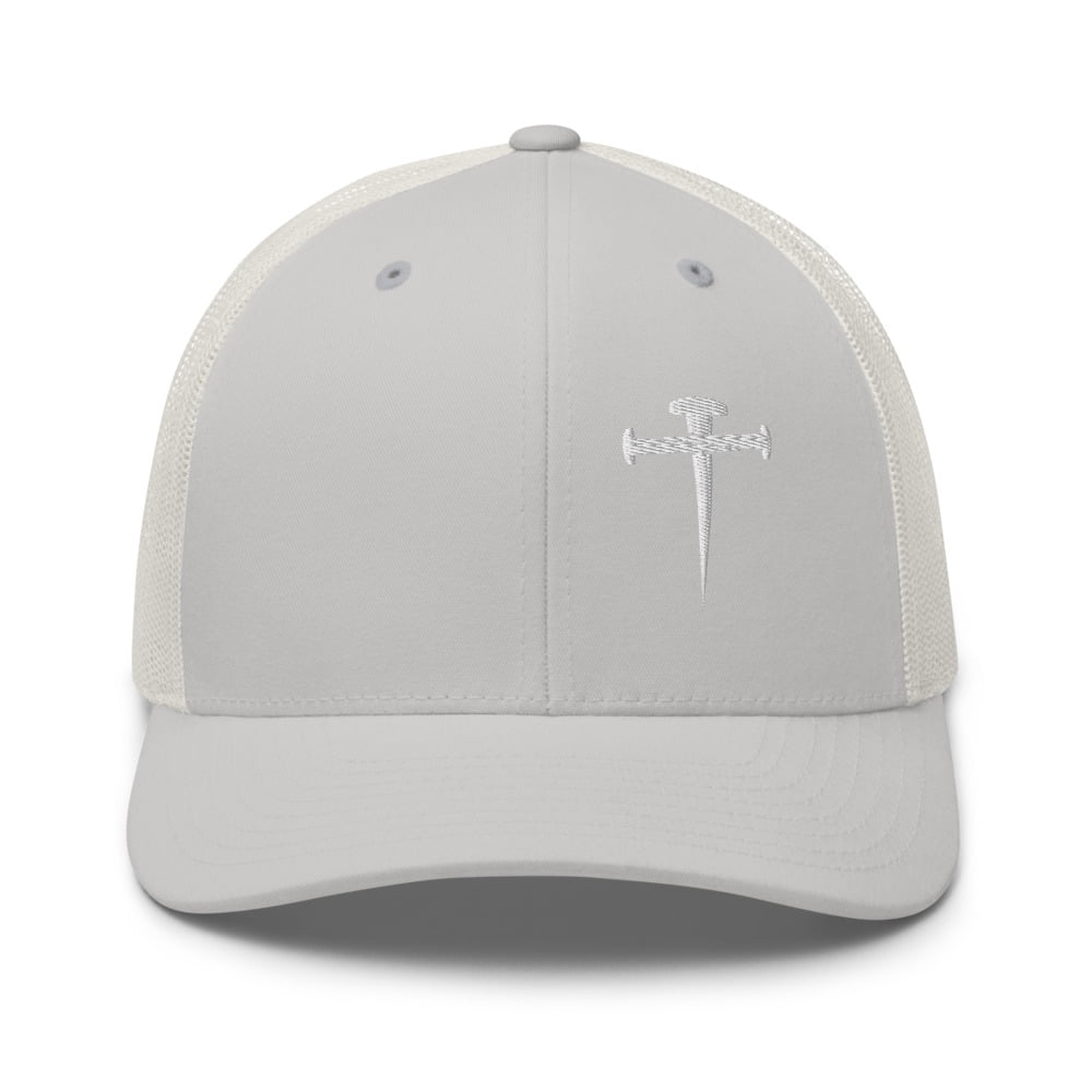 Christian Faith Cross Nails hat Embroidered Trucker Cap Cross Jesus hat ...