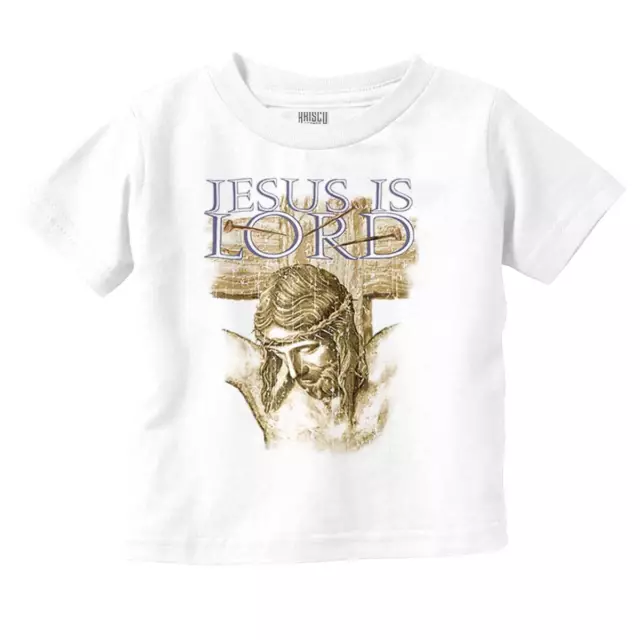 Christian Faith Crucifix Jesus Is Lord Cross Toddler T Shirt TODDLER ...