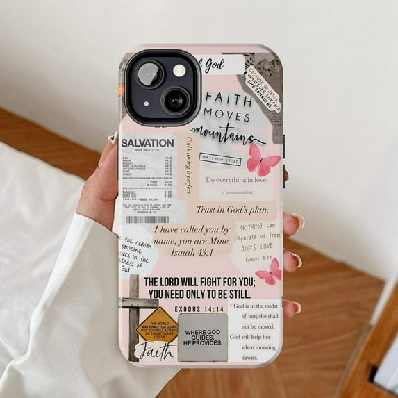 Christian Faith God Bible Verse Collage Aesthetic Scrapbook Case 11 12 ...