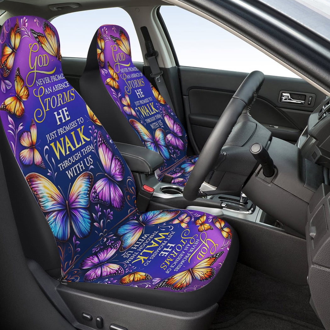 Christian Faith God Never Promises An Absence Of Strms Seat Covers Cars ...