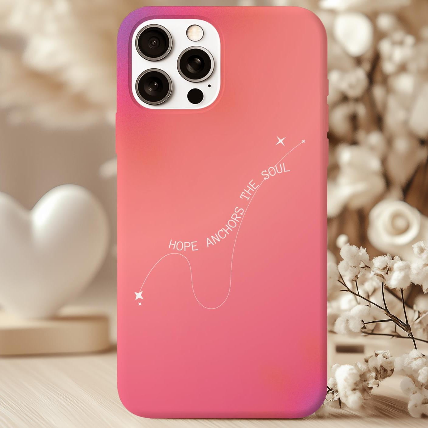 Christian Faith Hope Anchors Soul Phone Case with iPhone 17 to 11 Pro ...