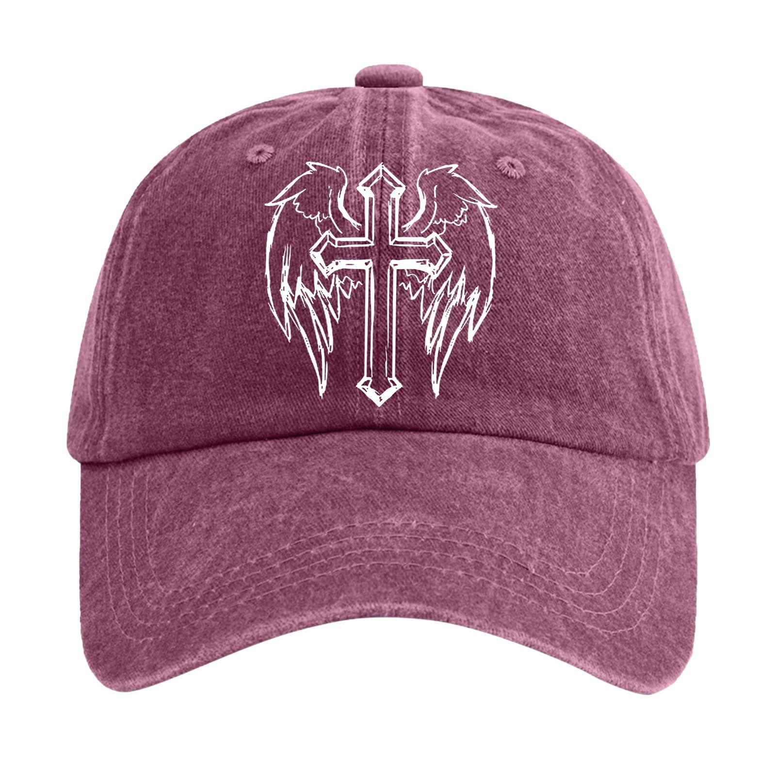 Christian Faith Jesus Cross Baseball Cap Women Men Washed Retro ...