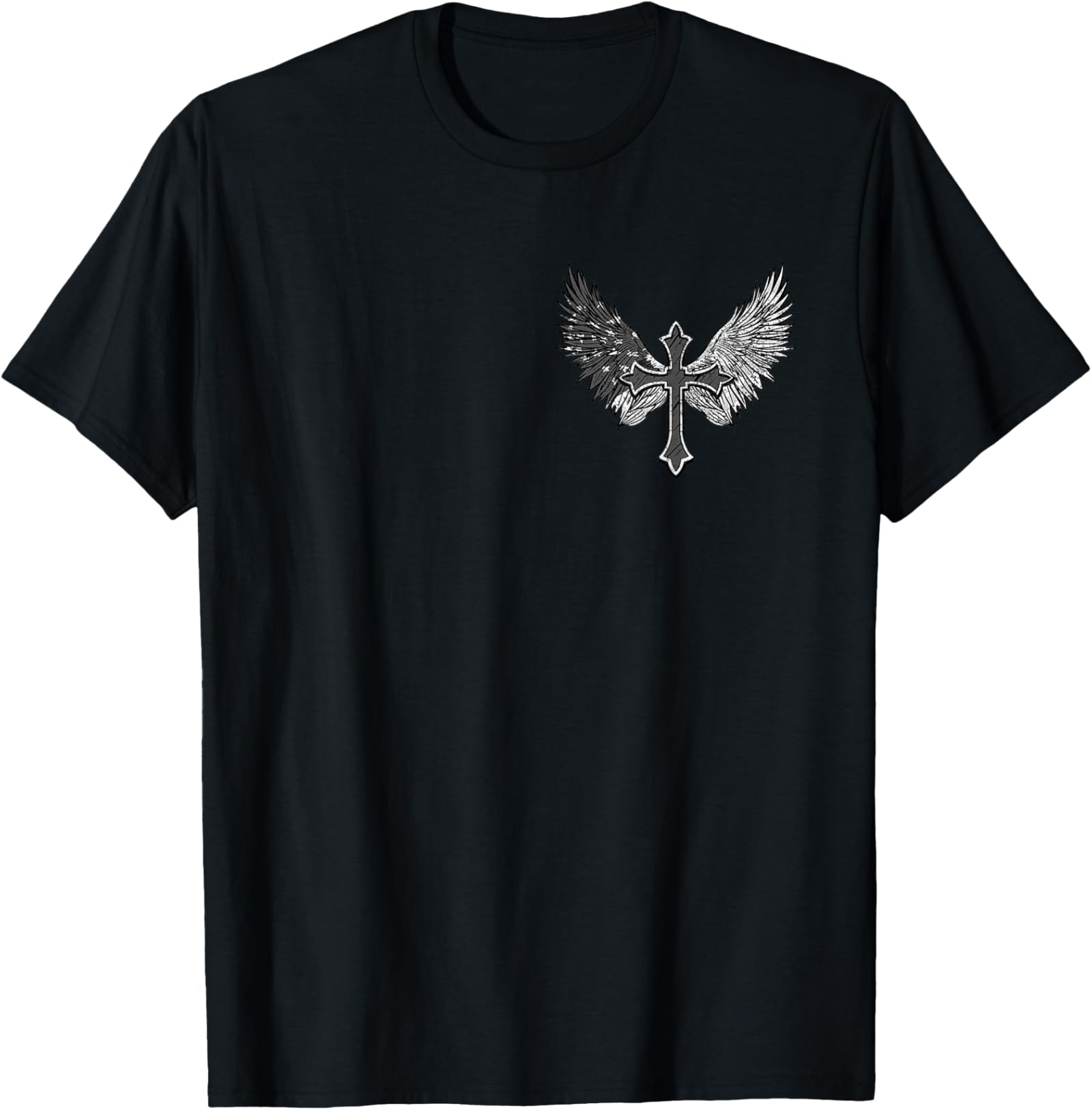 Christian Faith Over Fear Bible Verse Religious (2 SIDED) T-Shirt,Black ...