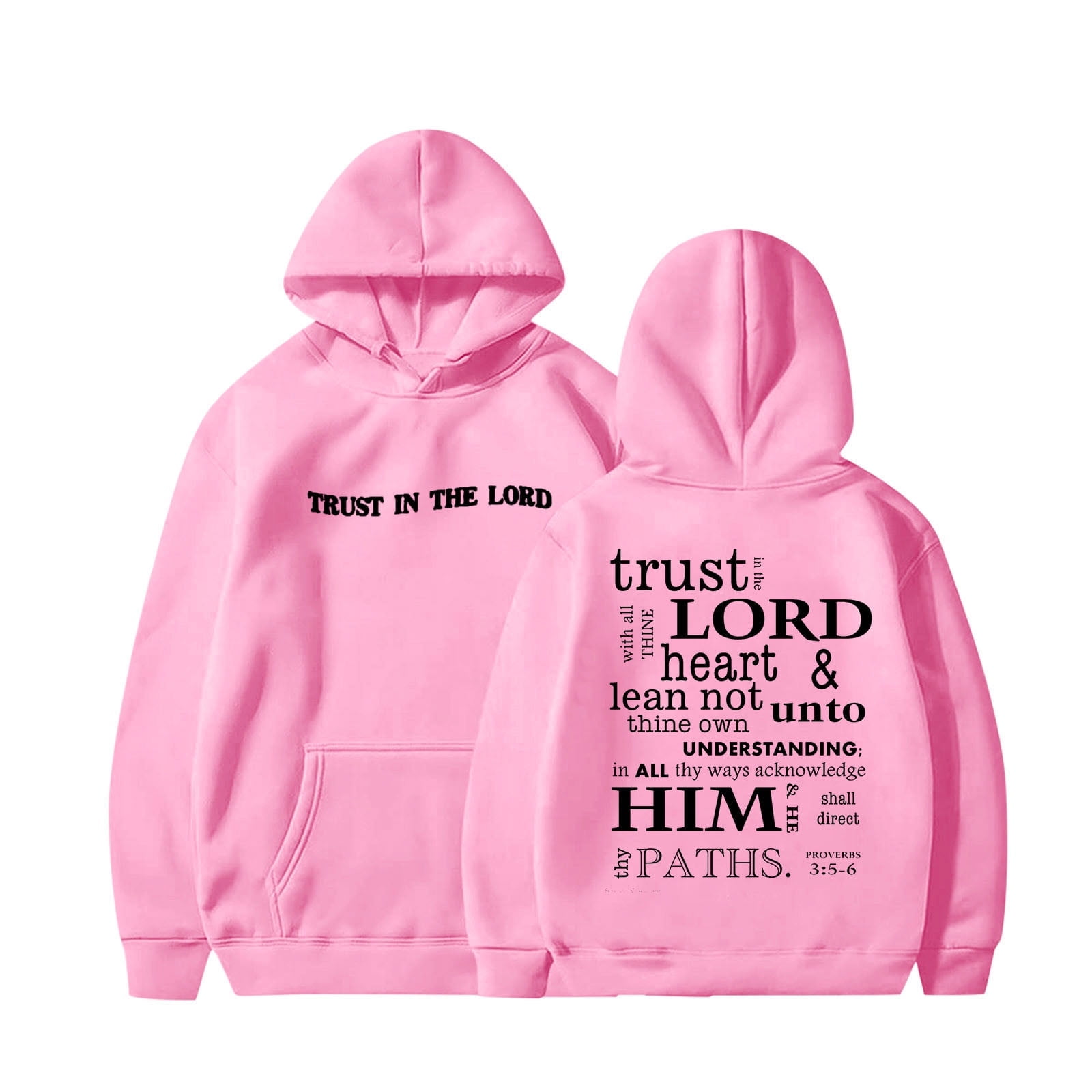 Christian Faith Religious God Sweatshirt Trust In The Lord Graphic ...